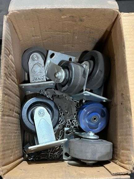 (2) Box Lots of Casters - Matthews Auctioneers