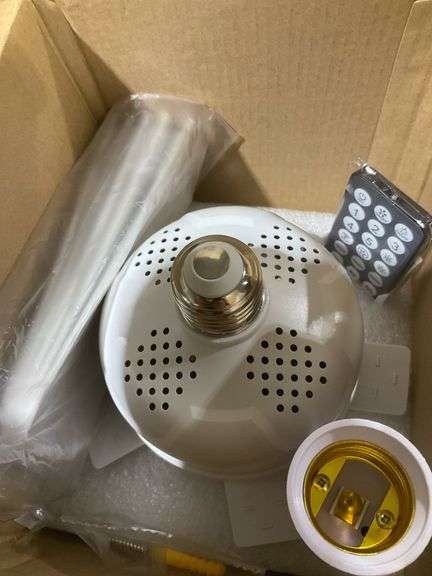 MATULSA Socket Fan Light with Remote, 16.5 Ceiling Fans with Lights ...