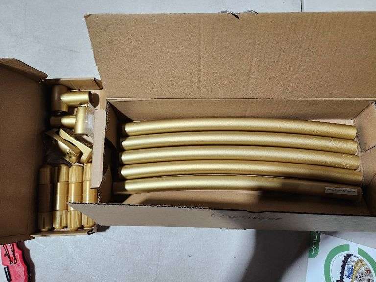 YNL Curved Shower Curtain Rod, Adjustable Never Rust Non-Slip ...