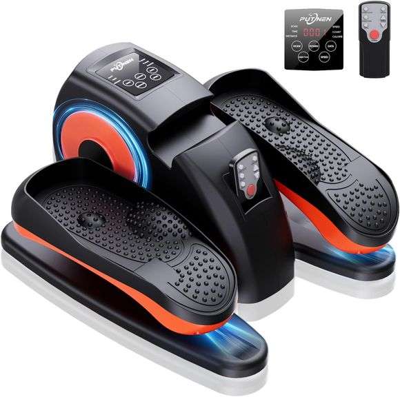 PUTNEN Under Desk Elliptical Machine, Ellipse Leg Exerciser While ...