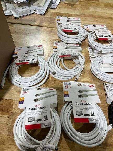 Lot Of Assorted Cables - Matthews Auctioneers