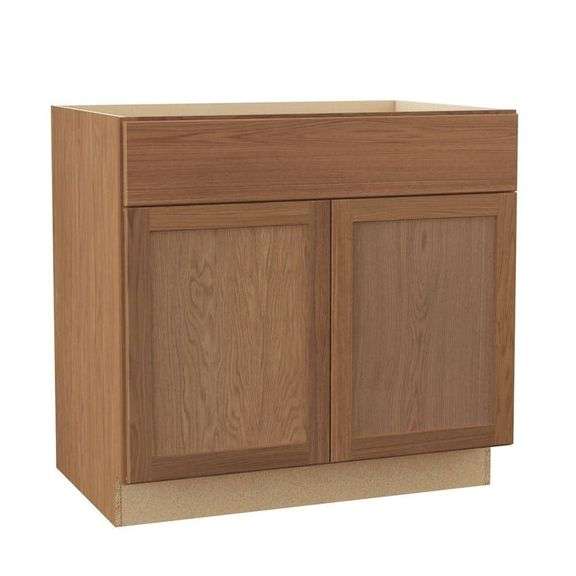 Sinclair 36 in. W x 24 in. D x 34.5 in. H Assembled Base Cabinet in ...