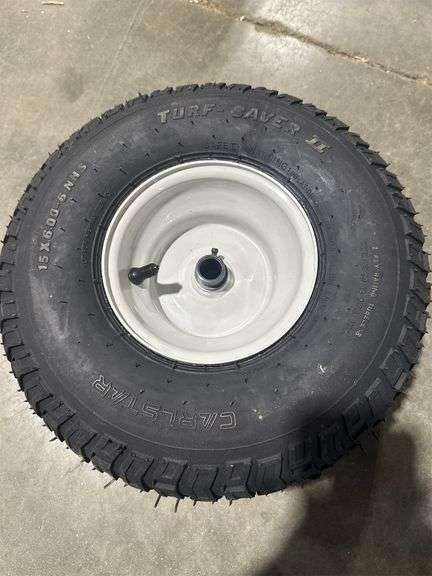 Carlstar 15x6.00-6NHS Turf Saver II Tire - Matthews Auctioneers