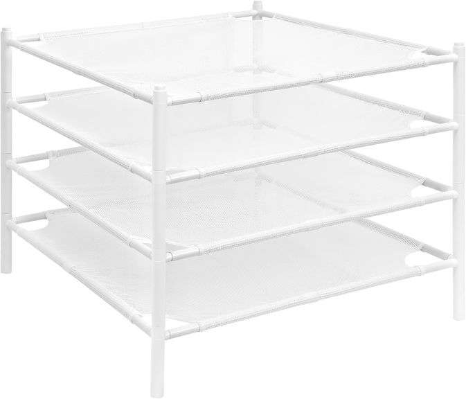 STORAGE MANIAC Sweater Drying Rack, Mesh Clothes Drying Rack, Stackable ...