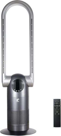 Ocean Loong 39 Bladeless Tower Fan for Bedroom Home Office, 9Speeds ...
