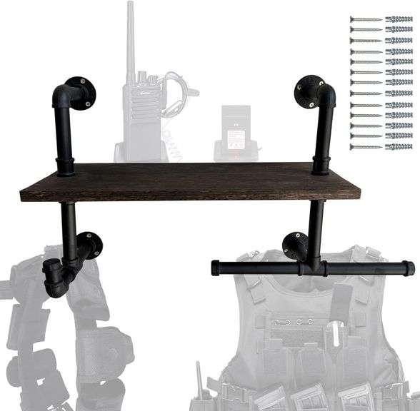 TYTAMMON Heavy-Duty Tactical Gear Rack Wall Mount Hanger & Hook for ...