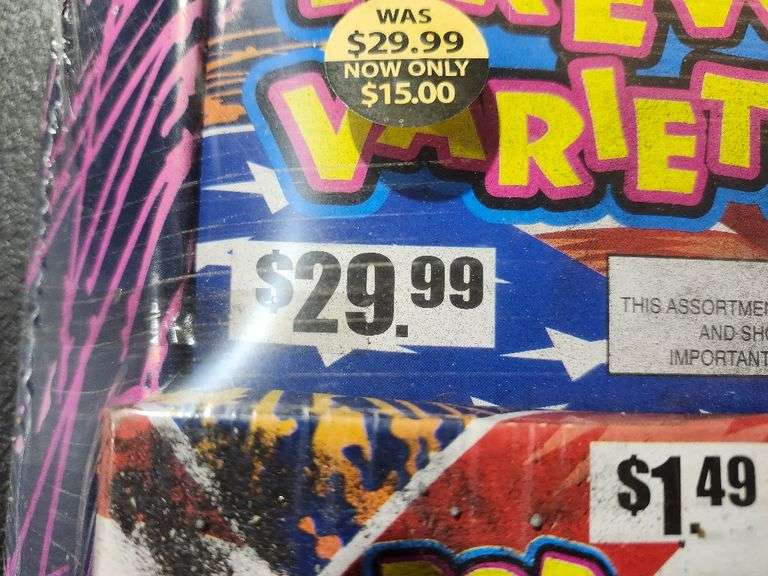 Fireworks variety pack - Matthews Auctioneers