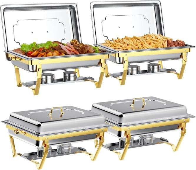 Chafing Dishes for Buffet Set: Chafers for Catering - Chafing Dish ...