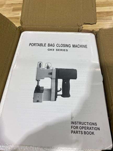 Portable bag, closing machine - Matthews Auctioneers