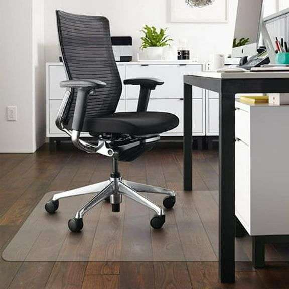 Kibhous Office Mat for Hardwood Floor, 36" x 48" Rectangle Clear Chair ...