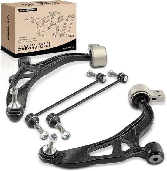 A-Premium Set of 4, Front Lower Control Arm, Sway Bar Link, Compatible ...