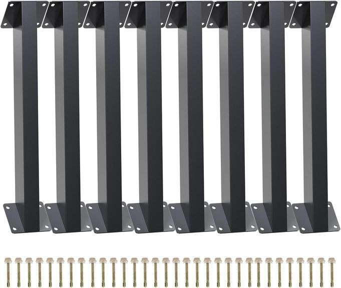 Grehitk 8PC 45 Degree Angle Support Bracket, Pergola Kit Heavy Duty ...