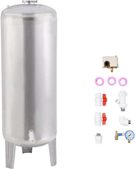 Well Pressure Tank, Stainless Steel Vertical Pressurized Water Machine ...