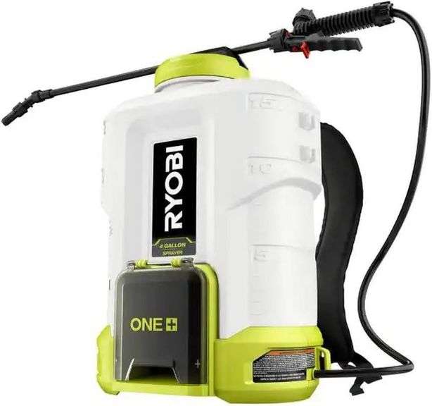 RYOBI ONE+ 18V Cordless Battery 4 Gal. Backpack Chemical Sprayer (Tool ...