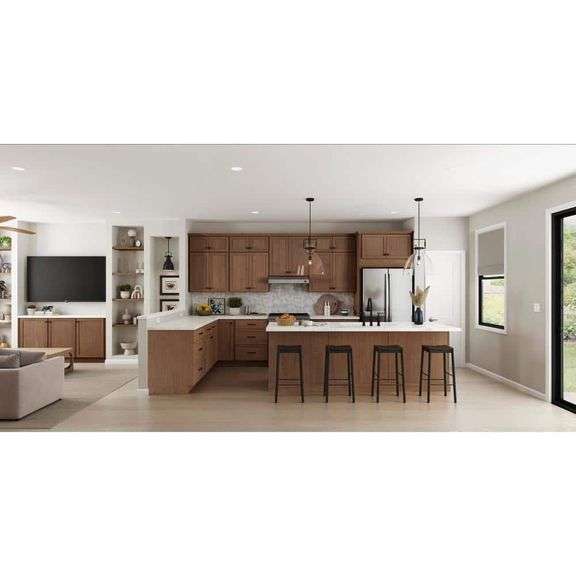 Sinclair 36 in. W x 24 in. D x 34.5 in. H Assembled Base Cabinet in ...