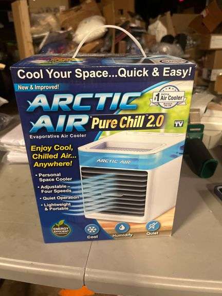 Arctic Air Pure Chill 2.0 Cooler - Quiet, Portable, Hydro-Chill for ...