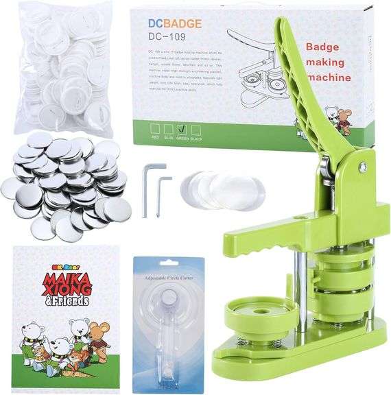 MK.Bear Button Maker Machine 58mm /2.25 inch for DIY Gift,Installation ...