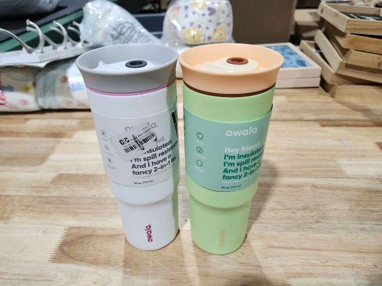 (2) 24 oz. Owala cups - Matthews Auctioneers