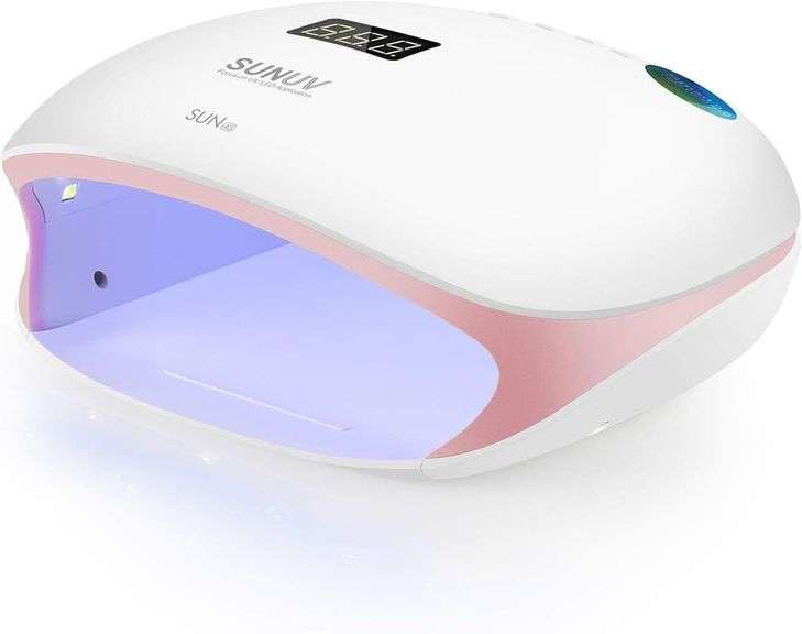SUNUV SUN4S 48W LED UV Light Nails Lamp, UV Lamp for Gel Nails with 4 ...