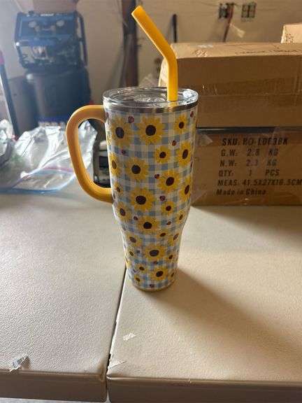 Swig Life 40oz Mega Mug, 40 oz Tumbler with Handle and Straw, Cup ...