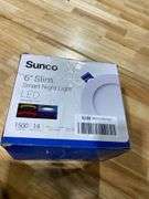 Sunco 12 Pack 6-Inch LED Canless Disk Downlight, 1200 Lumens, Dual ...