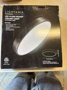 Lightania 13 Inch Flush Mount Ceiling Light with Remote Control & Night Light, 5CCT Dimmable ...
