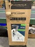 Louisville Ladder Aluminum 7 ft. 8 in. To 10 ft. 3 in. (Rough Opening ...