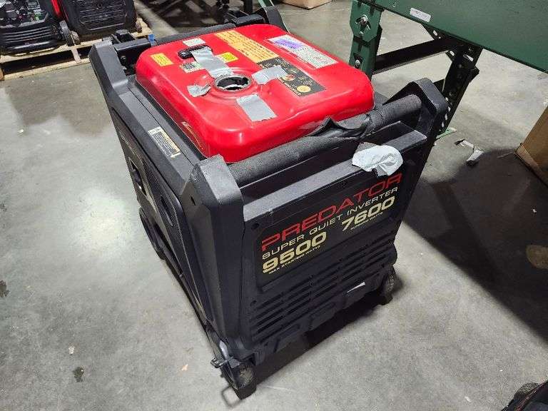 Predator 9500 Watt Super Quiet Inverter Generator with Co Secure ...
