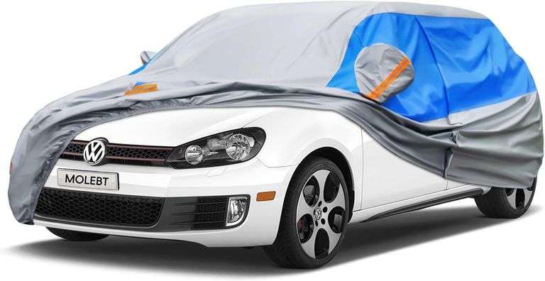 Molebt Hatchback Car Cover Waterproof All Weather for Automobiles ...