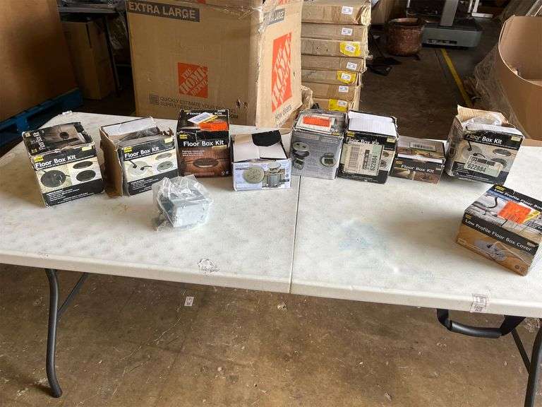 Group of lot miscellaneous. Floor box kit - Matthews Auctioneers