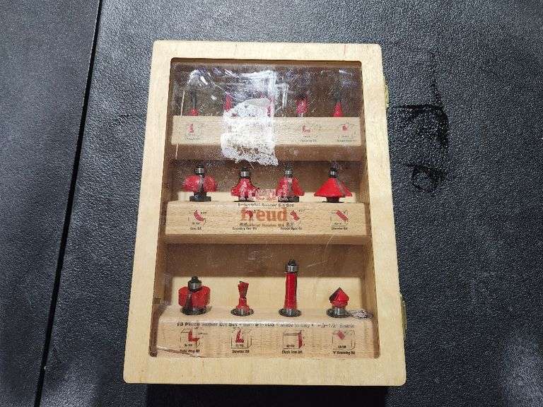 Freud Router Bit Set 13 pc - Matthews Auctioneers