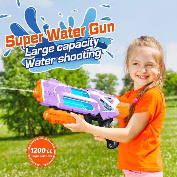 Quanquer Super Water Guns for Adults - 2 Pack Super Guns Water Soaker ...