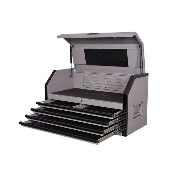 Heavy Duty 42 in. W x 20 in. D 5-Drawer Matte Gray Top Tool Chest ...