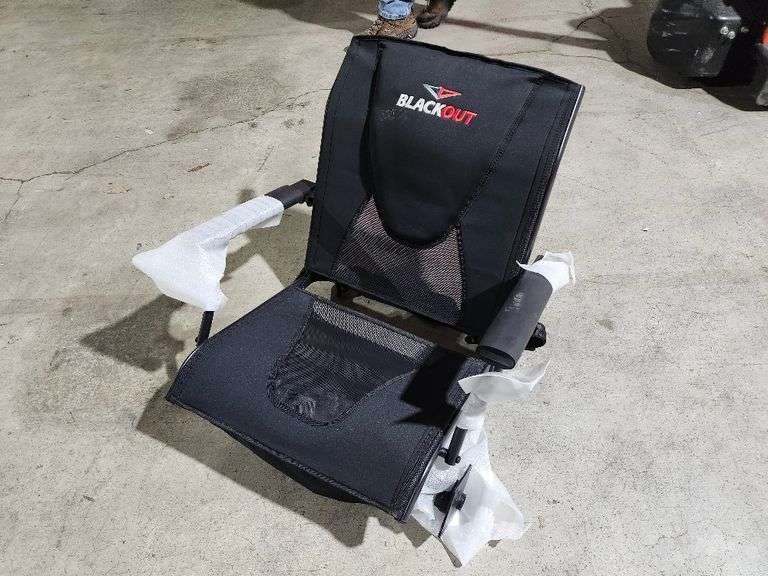 BlackOut Swivel Hard-Arm Chair - Matthews Auctioneers