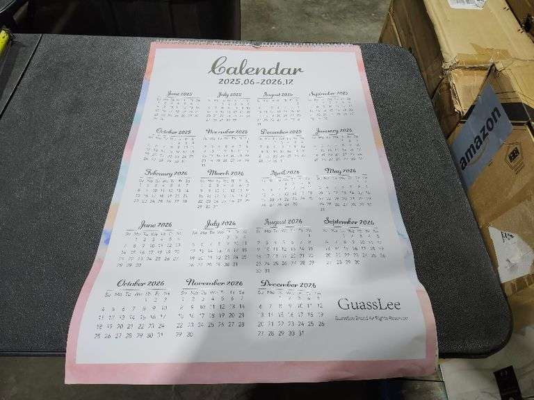 Large calendar - Matthews Auctioneers