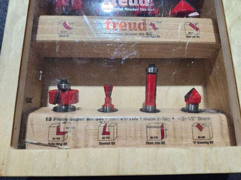 Freud Router Bit Set 13 pc - Matthews Auctioneers