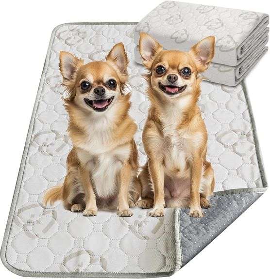 FXW Washable Pee Pads for Dogs, Puppy Pads with Super Absorbent ...