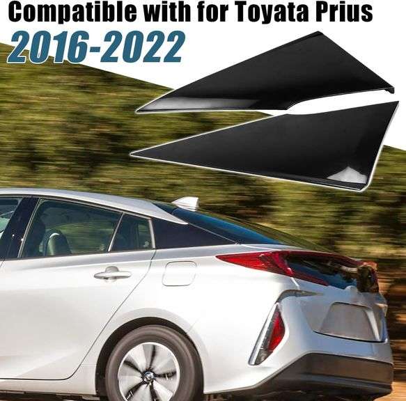 DSISIMO Rear Quarter Molding Cover Side Window Louver Compatible with ...