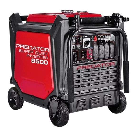 Predator 9500 Watt Super Quiet Inverter Generator with Co Secure ...