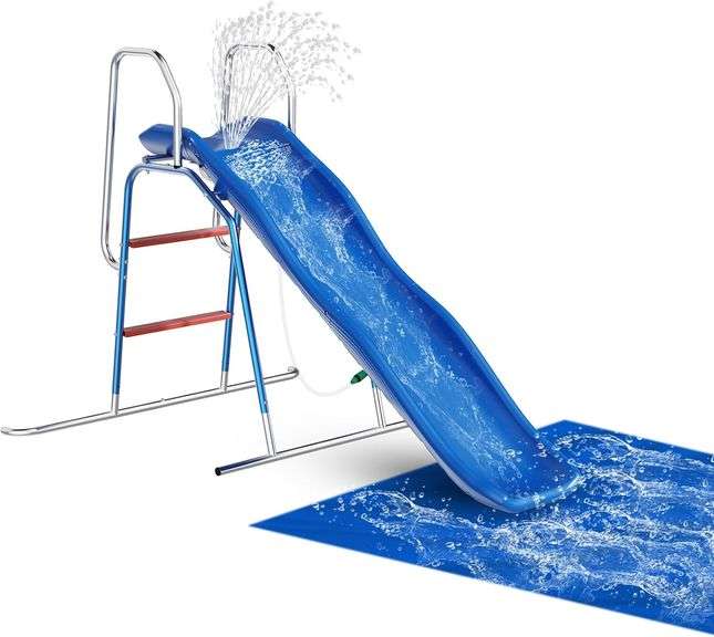 OHYEMO Water Slide for Kids Backyard, Outdoor Waterslide with 3-Zone ...