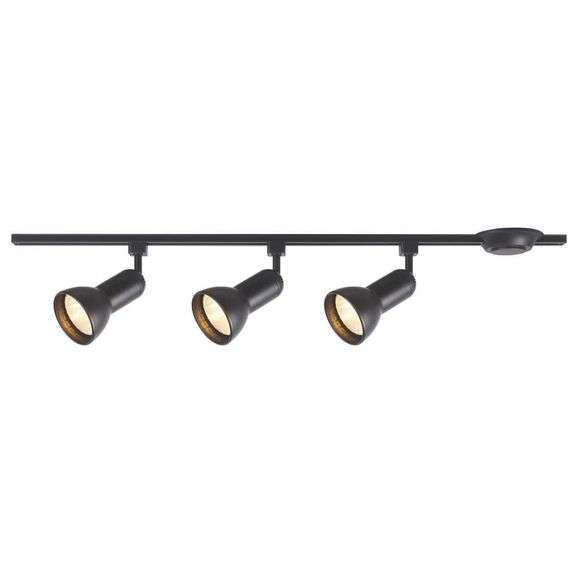 (12) 4 ft. 2400-Watt White Linear Track Lighting Rail Section ...