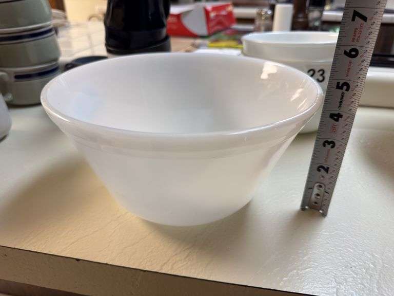 Large Vintage Heat Proof Bowl - Matthews Auctioneers