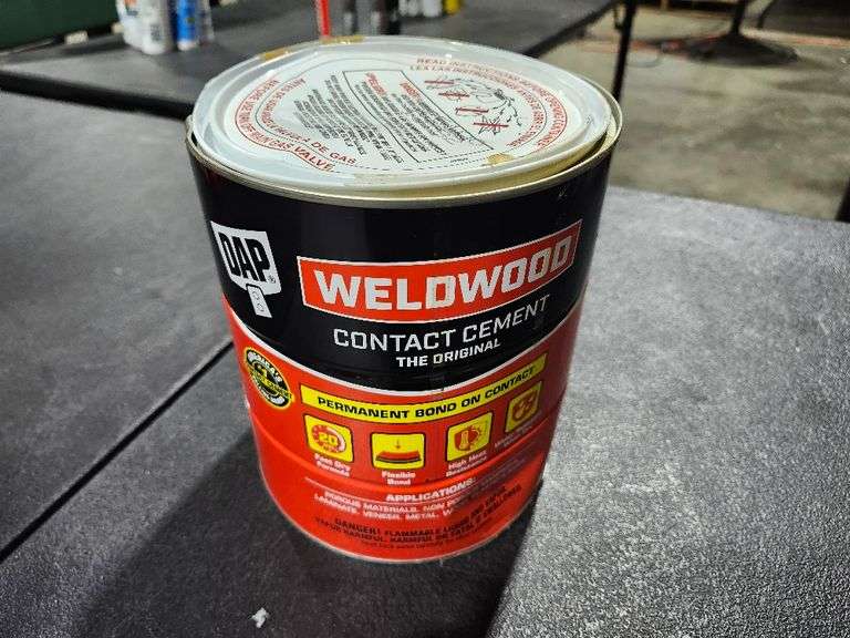 DAP Weldwood High Strength Rubber Tan Contact Cement 1 gal - Matthews ...