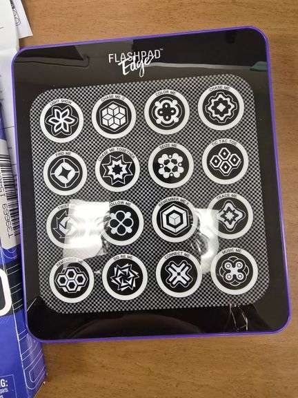 FlashPad Edge Handheld Game w/Light Show & 15 games - Matthews Auctioneers