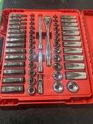 Milwaukee 3/8 in. Drive SAE/Metric Ratchet and Socket Mechanics Tool Set (56-Piece) - Matthews ...