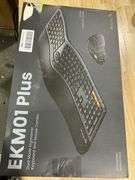 Ergonomic Wireless Keyboard Mouse, ProtoArc EKM01 Plus Full Size Ergo ...