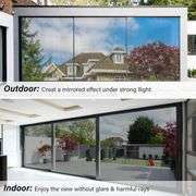 Kromapolis One Way Window Privacy Film Reflective Mirror Home Window Tint, Daytime Privacy Heat ...