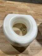 HealthSmart Raised Toilet Seat Riser That Fits Most Standard Bowls for ...