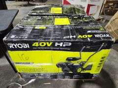 40V HP Brushless 18 in. Battery Powered Rear Tine Tiller with (4) 6.0 ...