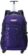 AOKING 20/22 Water Resistant Rolling Wheeled Backpack Laptop ...